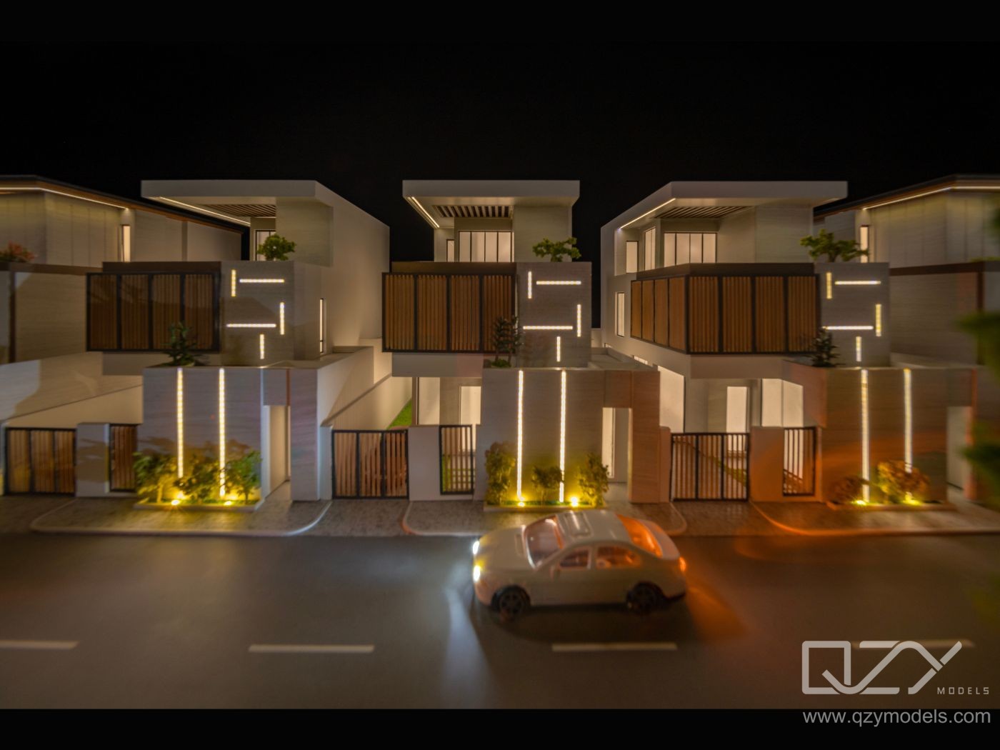 1:75 Town House Model | QZY Custom Model Maker