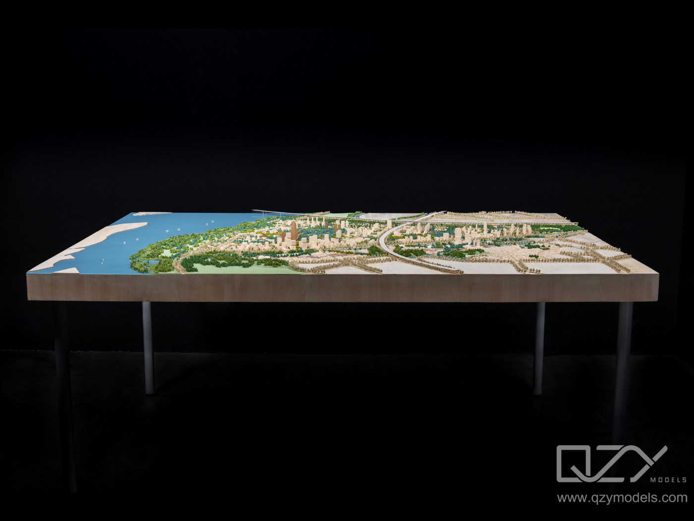 1：1000 Urban Planning Model | QZY Custom Model Maker